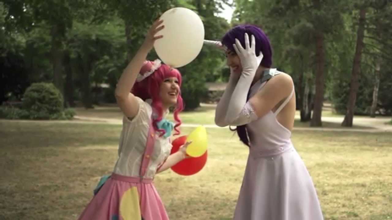 Made In Japan 2014 - Pinkie Pie & Rarity popping balloons - YouTube