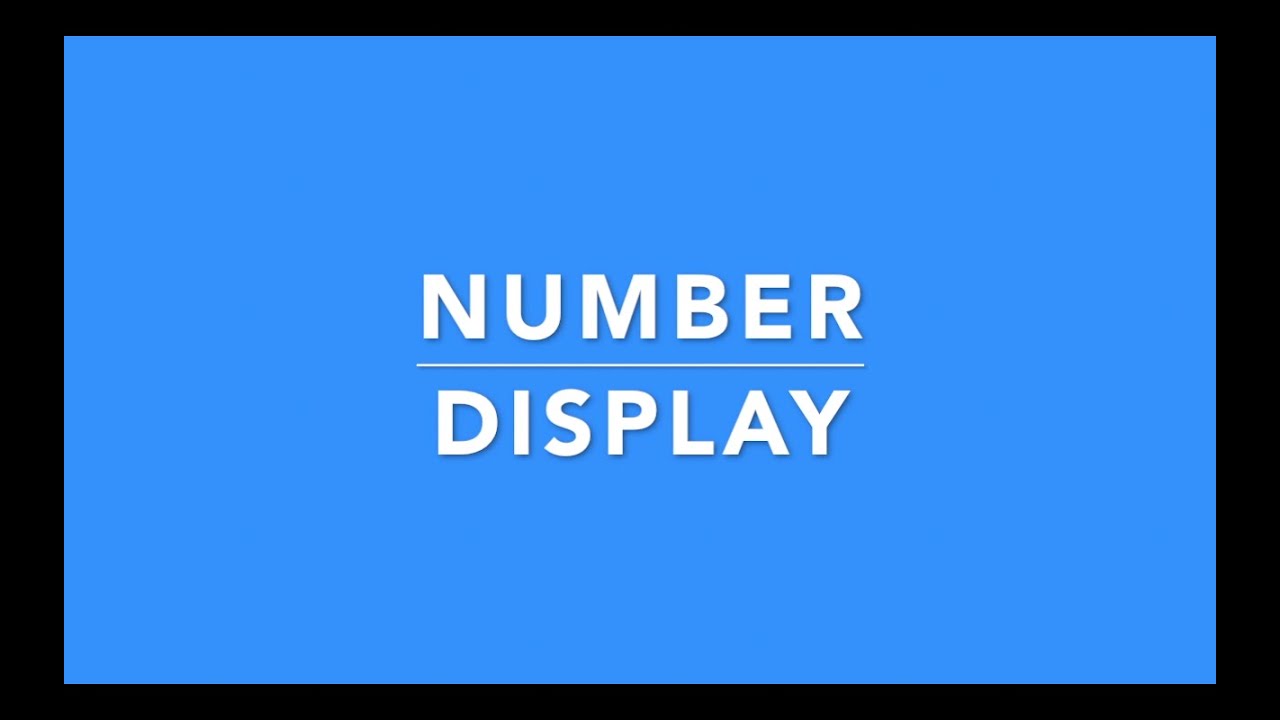 Minecraft Redstone 7 Segment Number Display Tutorial - YouTube