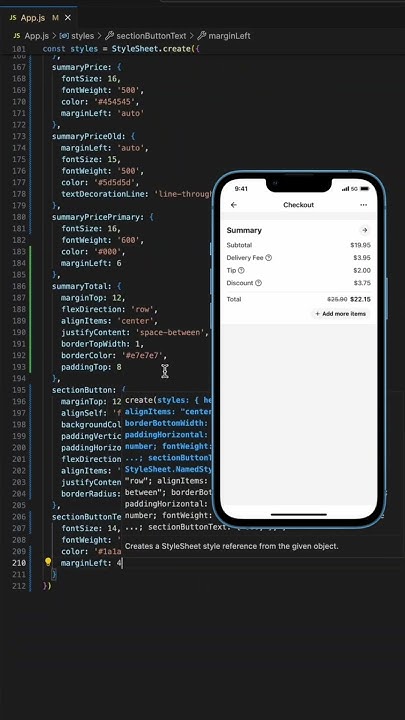 Building an Order Checkout Screen in React Native - YouTube