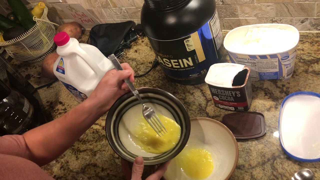 Casein Protein Mug Cake - YouTube