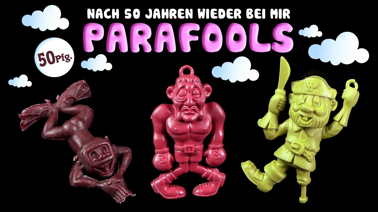 Brabo © Parafools - über 50 Jahre alte Figuren - die Fallschirmspringer ...