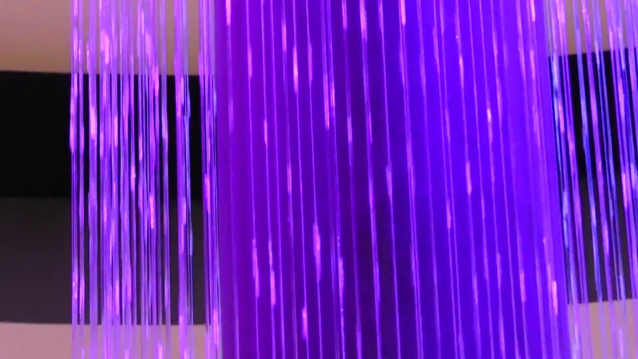 Indoor Waterfall Thread Fountain Water Wall - YouTube