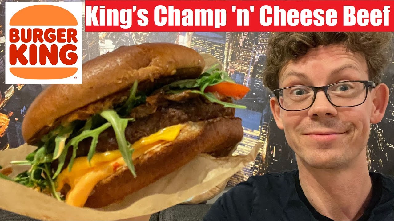 Burger King Kings Champ N Cheese Beef Im Test Youtube