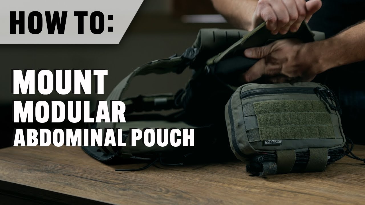 How To: Mount the Modular Abdominal Pouch (M.A.P.) - YouTube