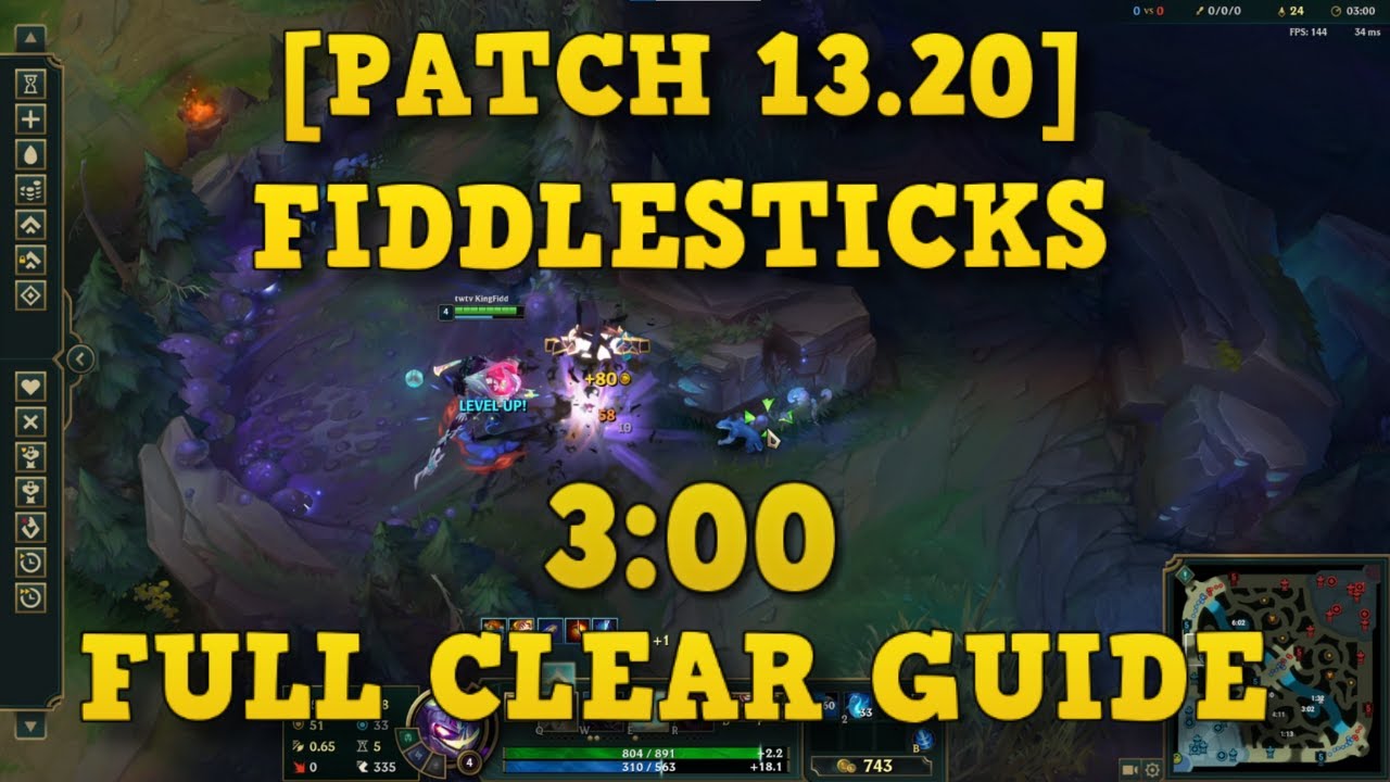 [PATCH 13.24] 3:00 FIDDLESTICKS FULL CLEAR GUIDE - YouTube