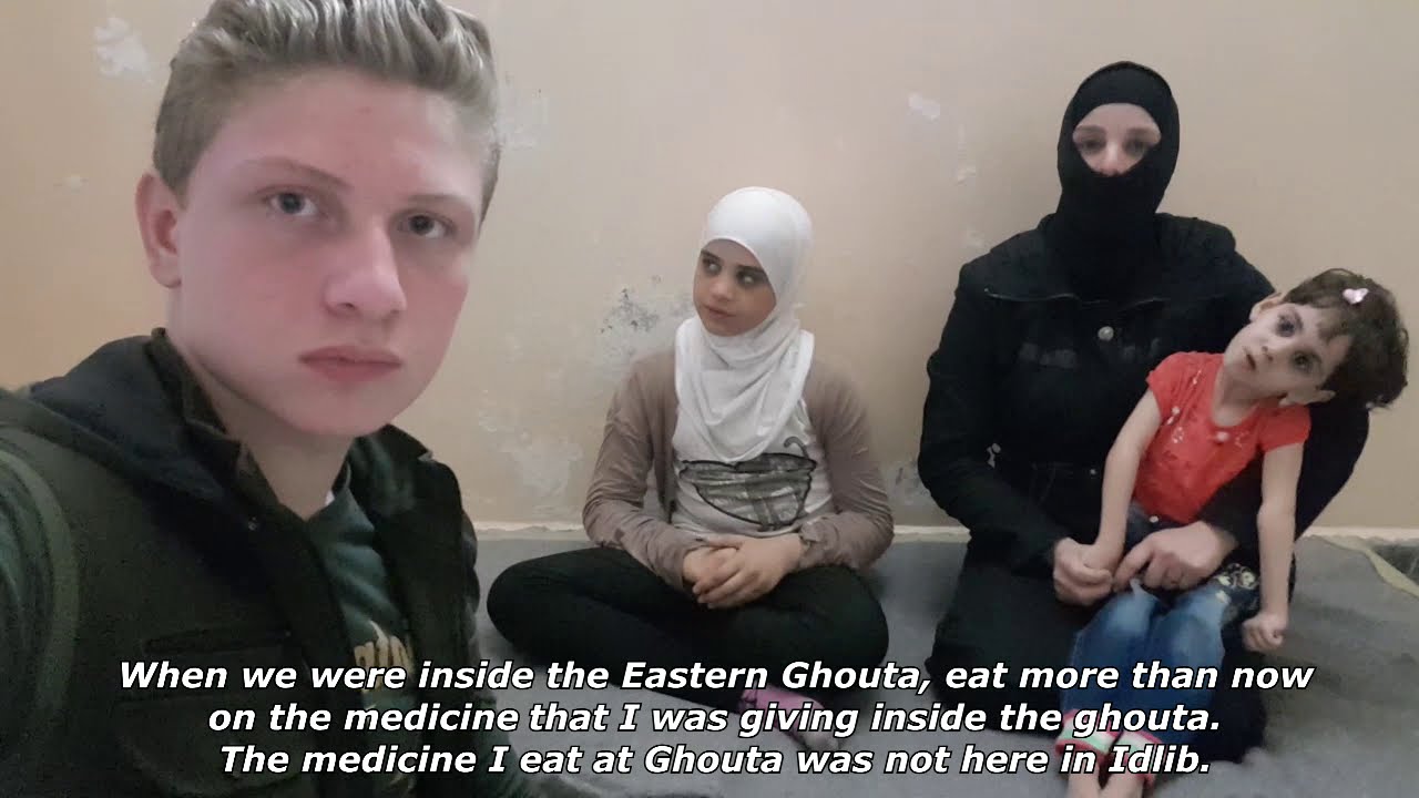A girl from Syria not more than five years infected with a disease ...