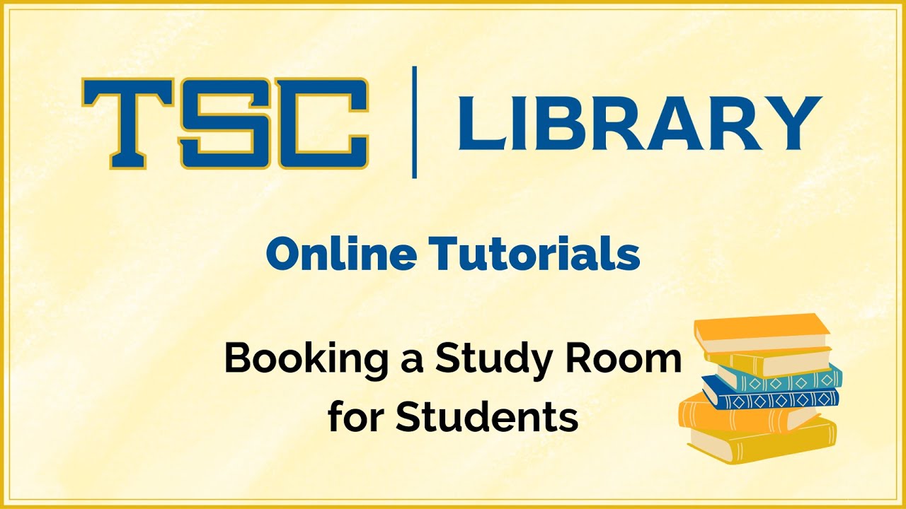 Booking a Study Room for Students - YouTube
