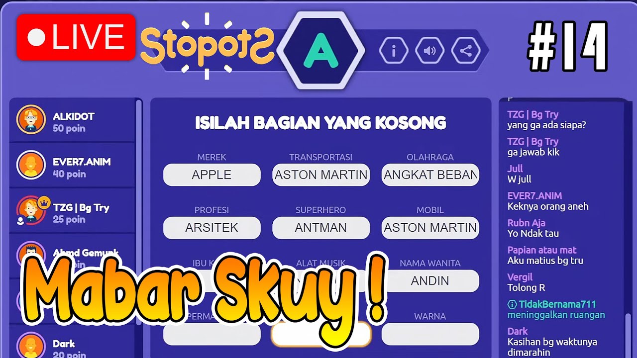 BIAR OTAK KITA GA TUMPUL MENDING OTAKNYA DIASAH DI STOPOTS SKUY ! - Stopots Indonesia Part 14 ...