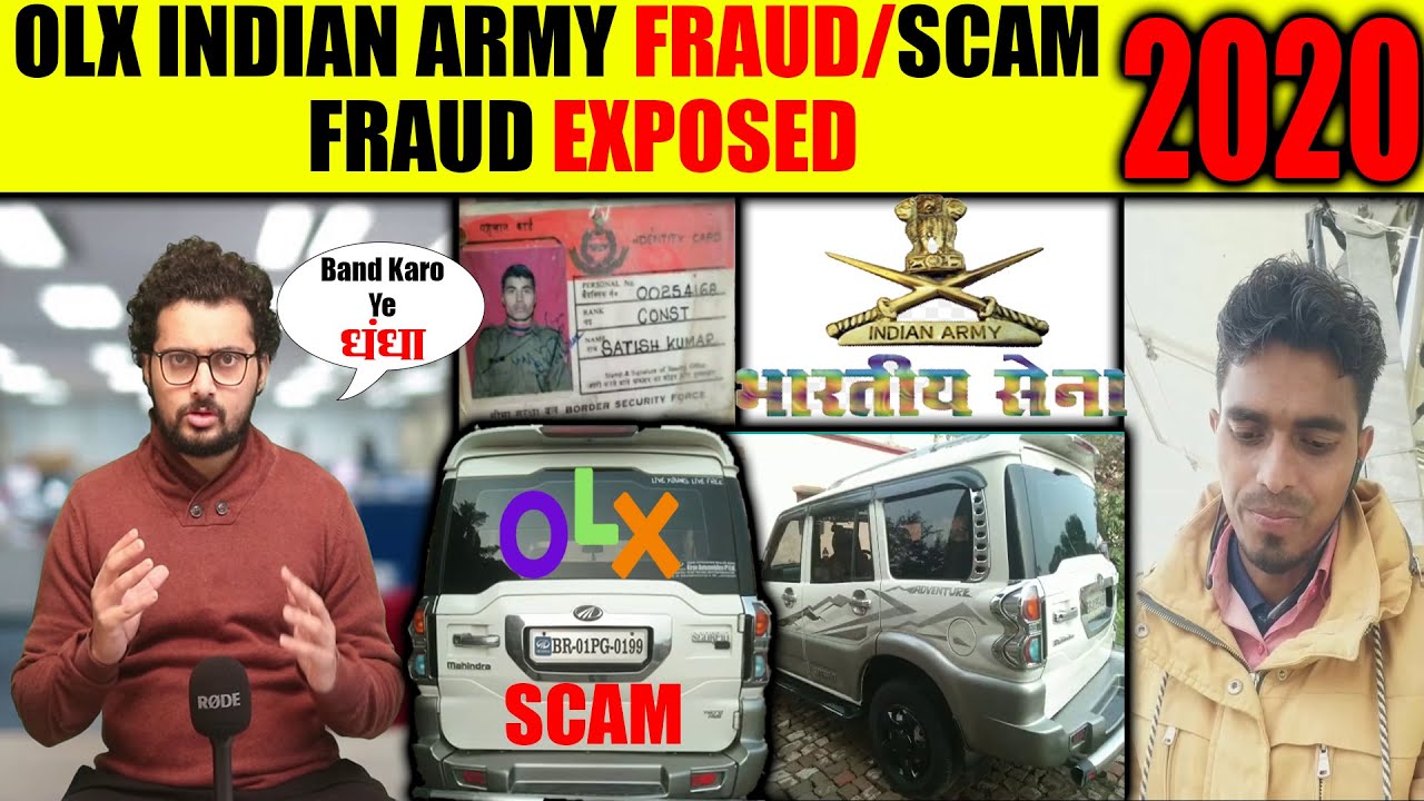 Scorpio car fraud | OLX Indian Army Second Hand Car Seller Scam / Fraud ...