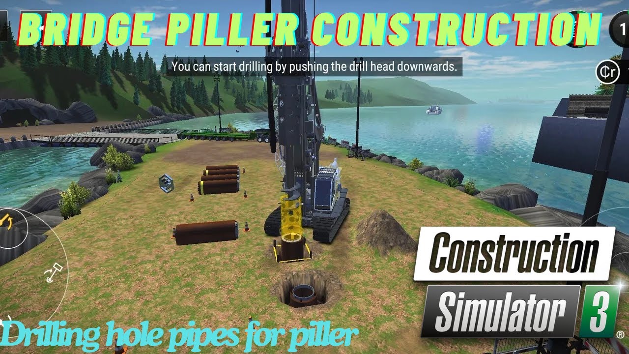 Bridge Piller Construction l Drilling Holes for Piller | Construction ...