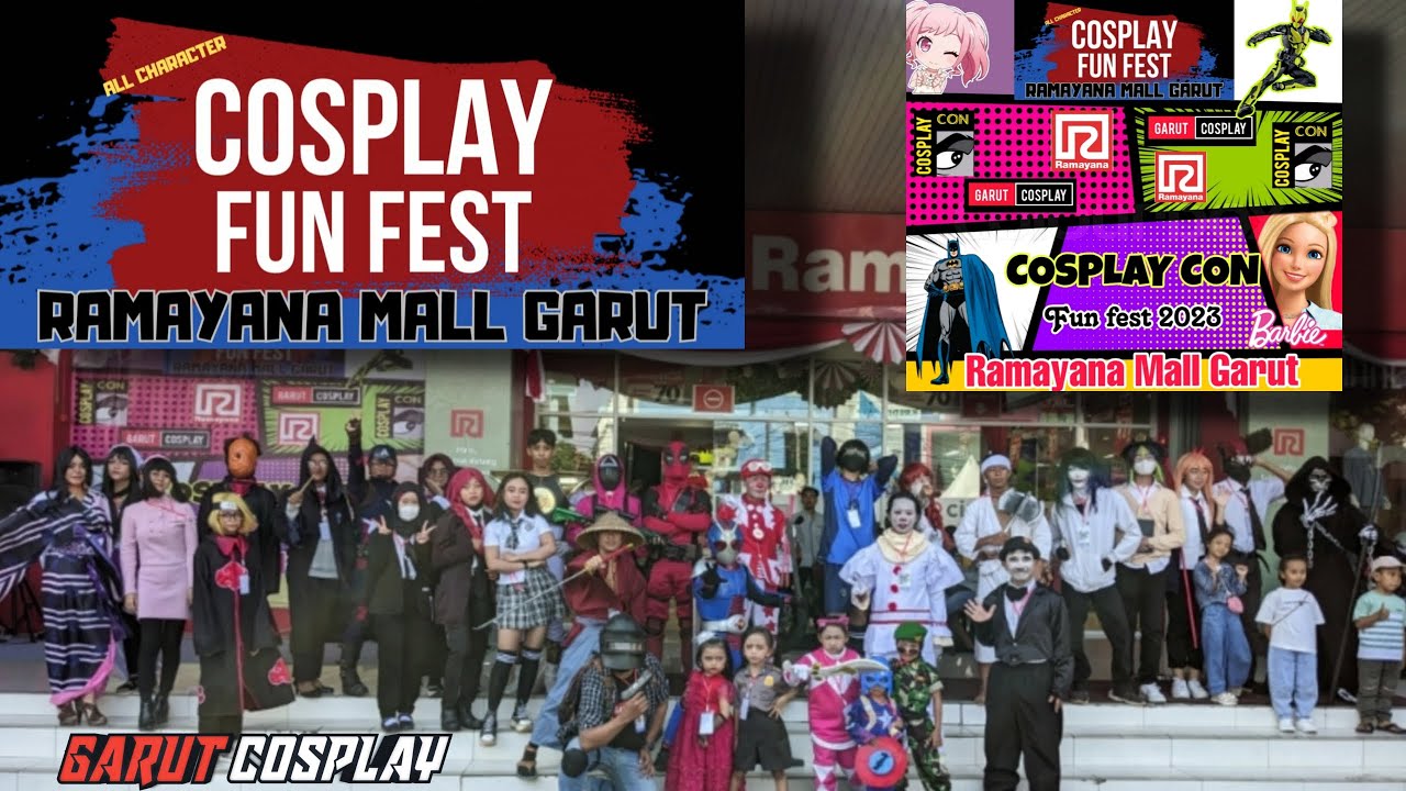 Cosplay Fun Fest Ramayana Mall Garut bersama Garut Cosplay dan para ...