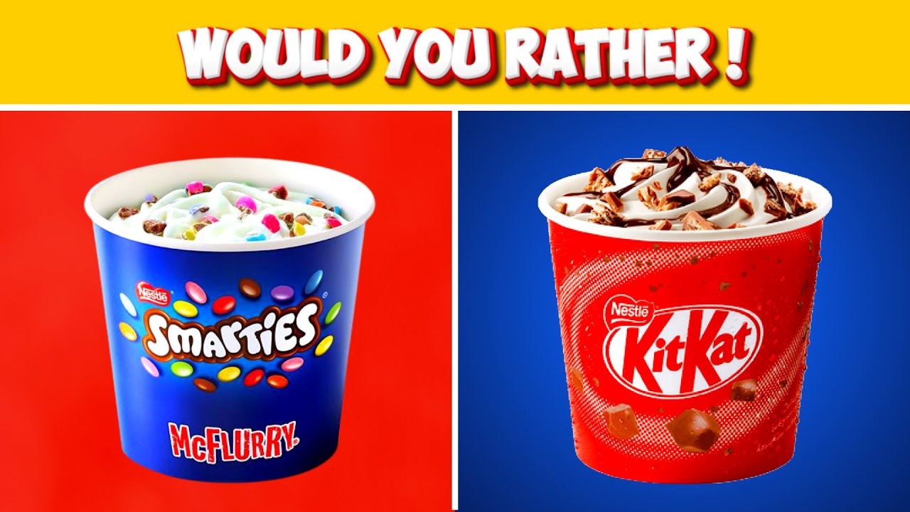 would you rather | Ice Cream & Frozen Treats Edition - YouTube