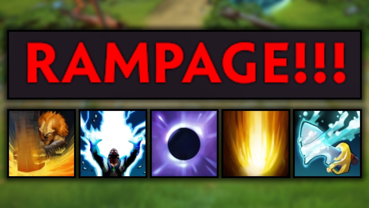 getting a rampage feels so good in Dota 2 - YouTube