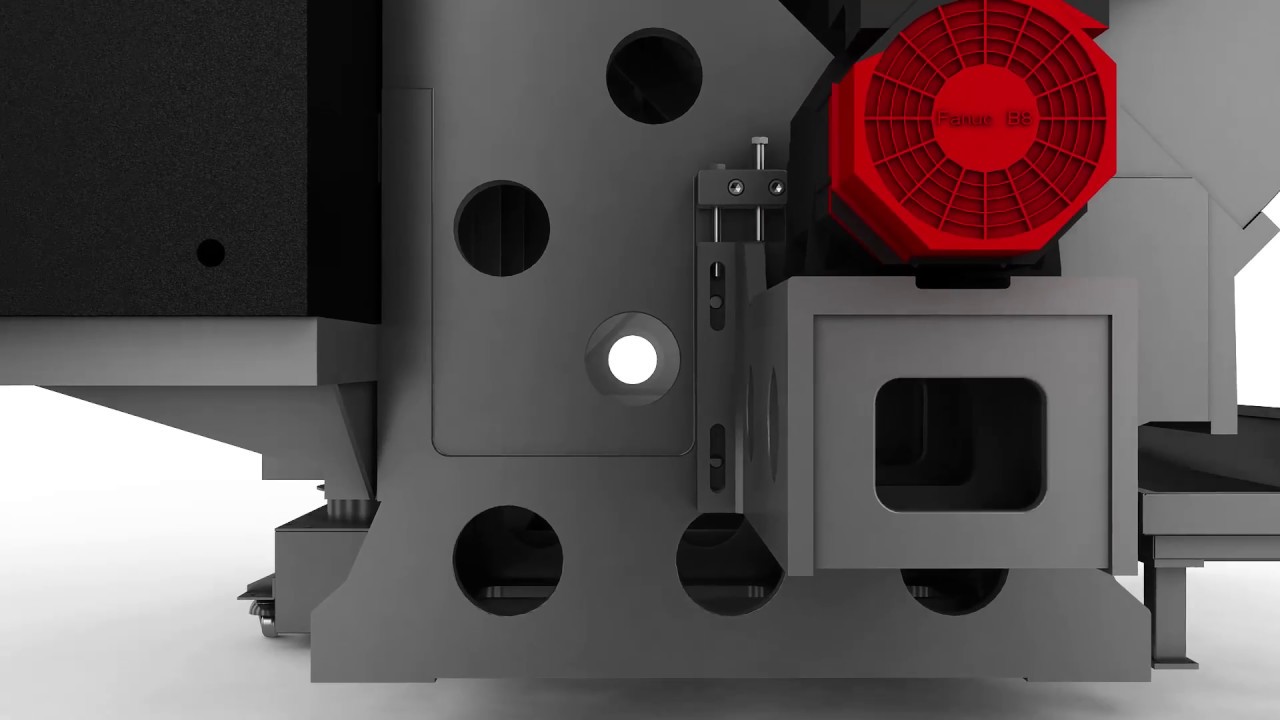 CNC Machine Animation Mono - YouTube
