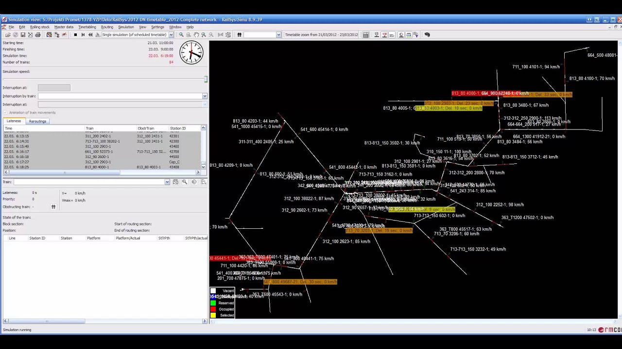 Microscopic simulation of railway traffic in Slovenia with Railsys ...