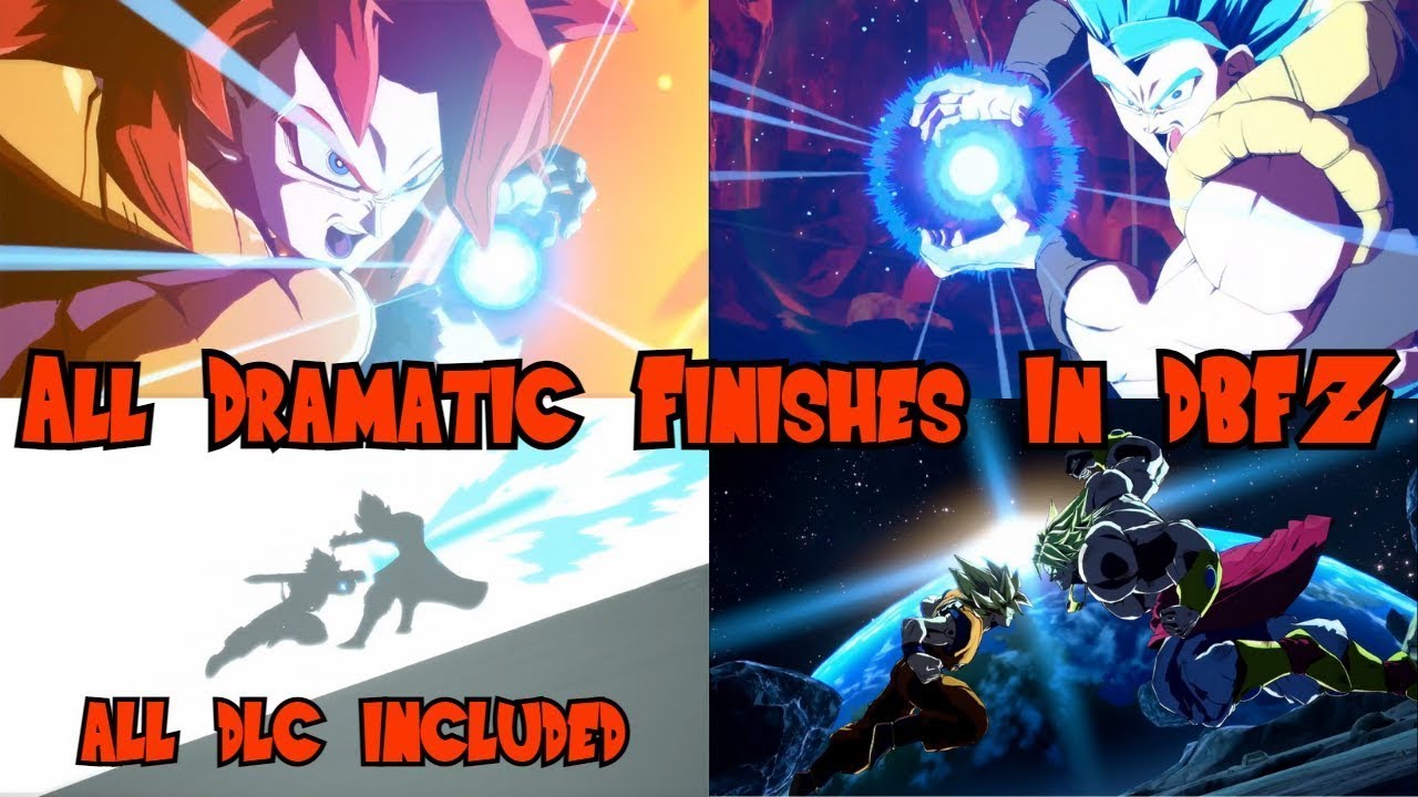 Dragon Ball Fighter Z: All Dramatic Finishes - YouTube