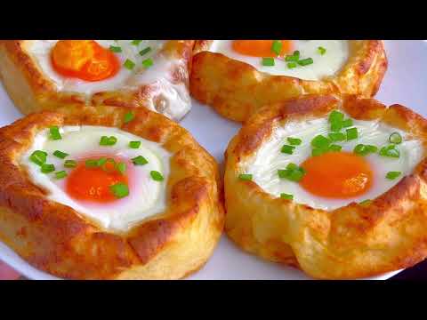 3-INGREDIENT DINNER: Flourless Potato and Egg Nests! 🥔