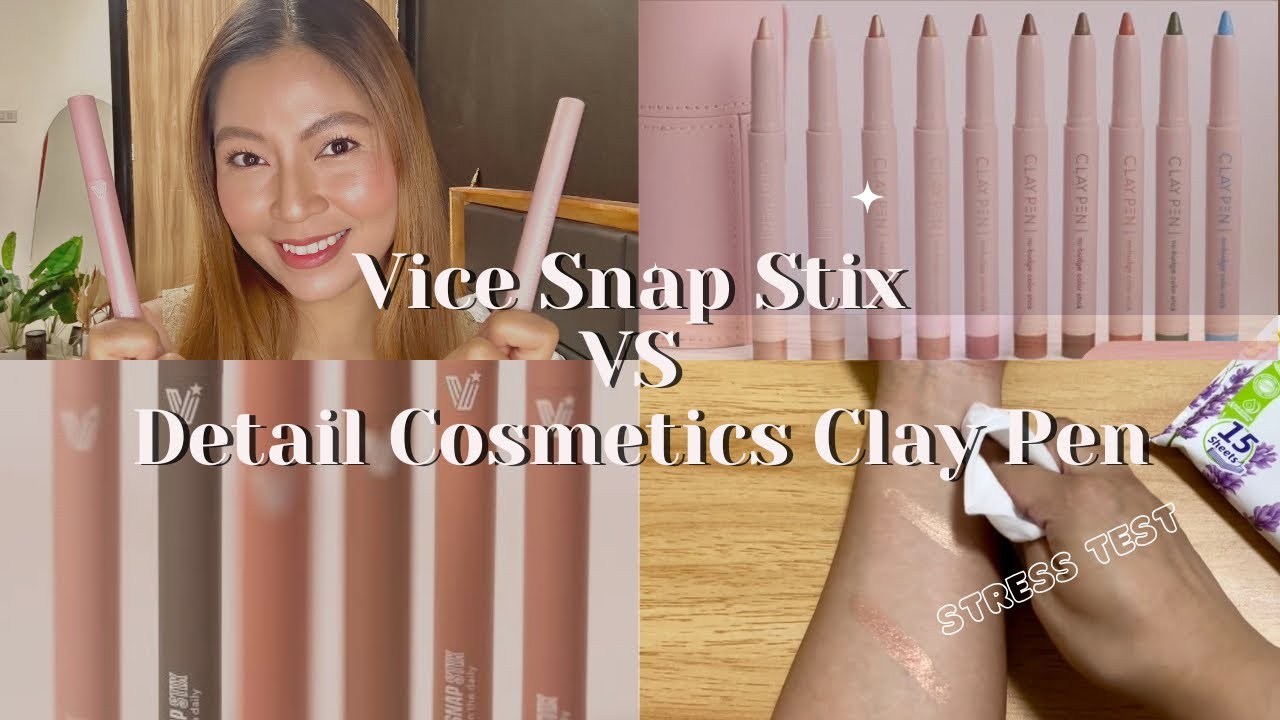 Vice Snap Stix VS Detail Cosmetics Clay Pen | Review and Budge Proof ...