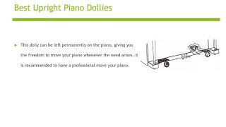 Upright Piano Dolly - 시네21