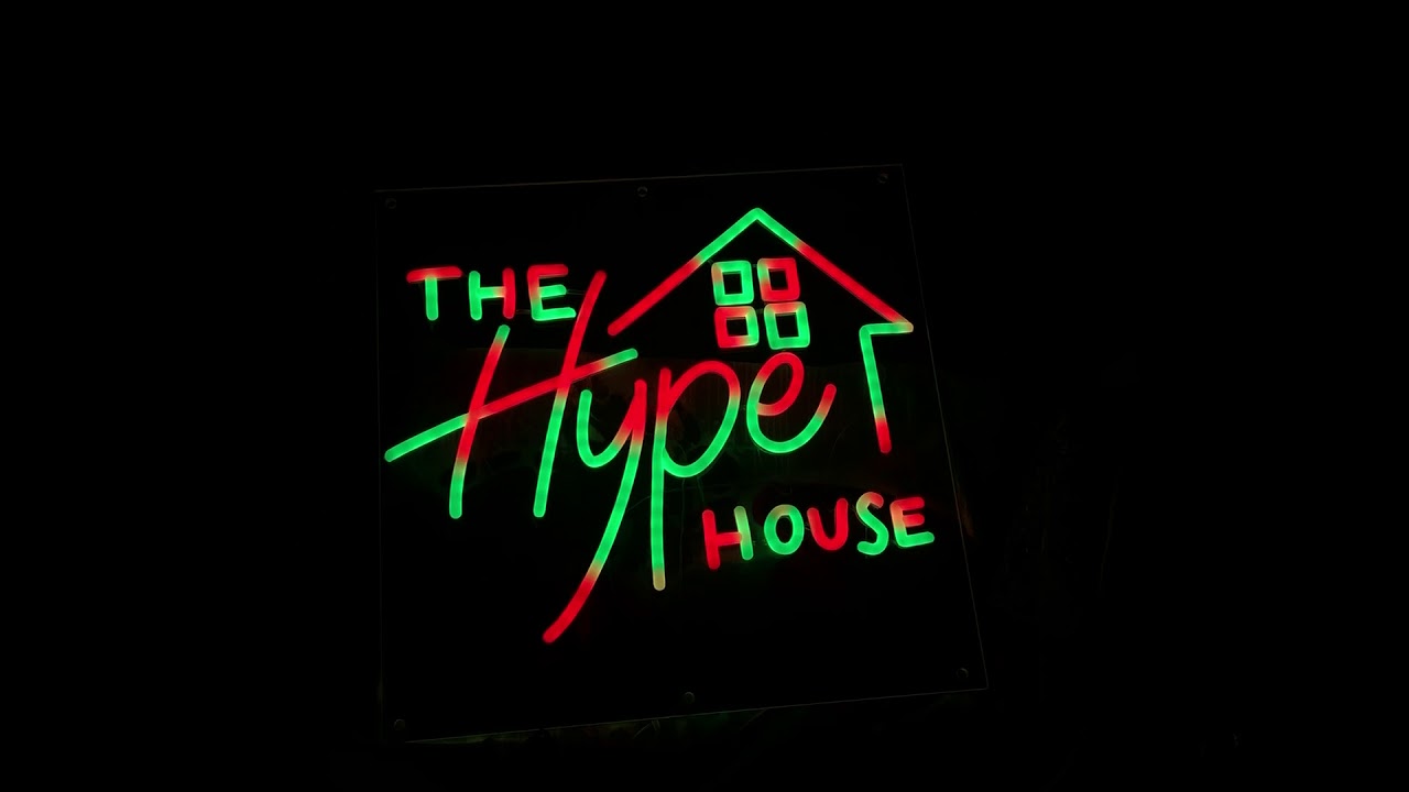 Hype House Custom Sign By Viral LEDs !!!! - YouTube