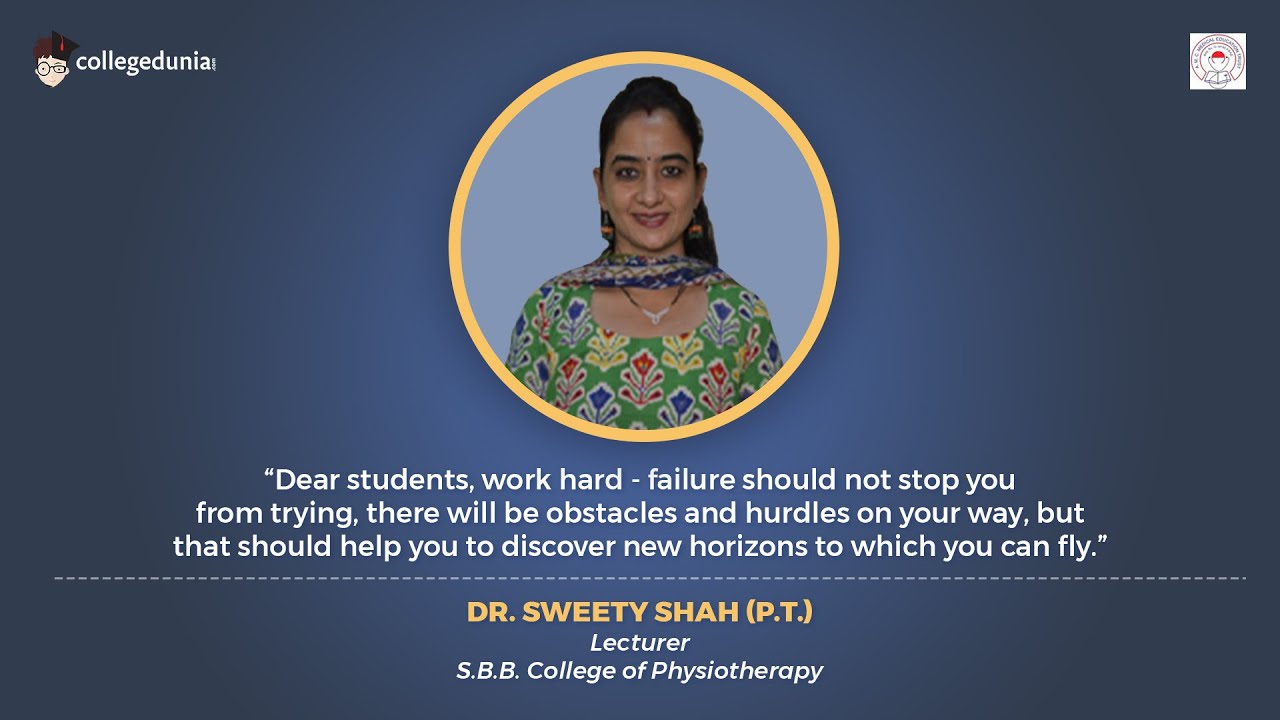 DR Sweety Shah (P.T.) | Lecturer | S.B.B. College of Physiotherapy ...