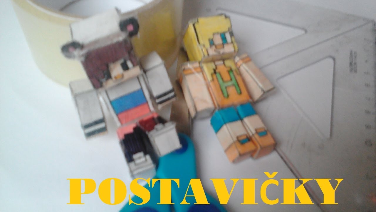 Moje Minecraftové Postavičky + zrychlená výroba - YouTube