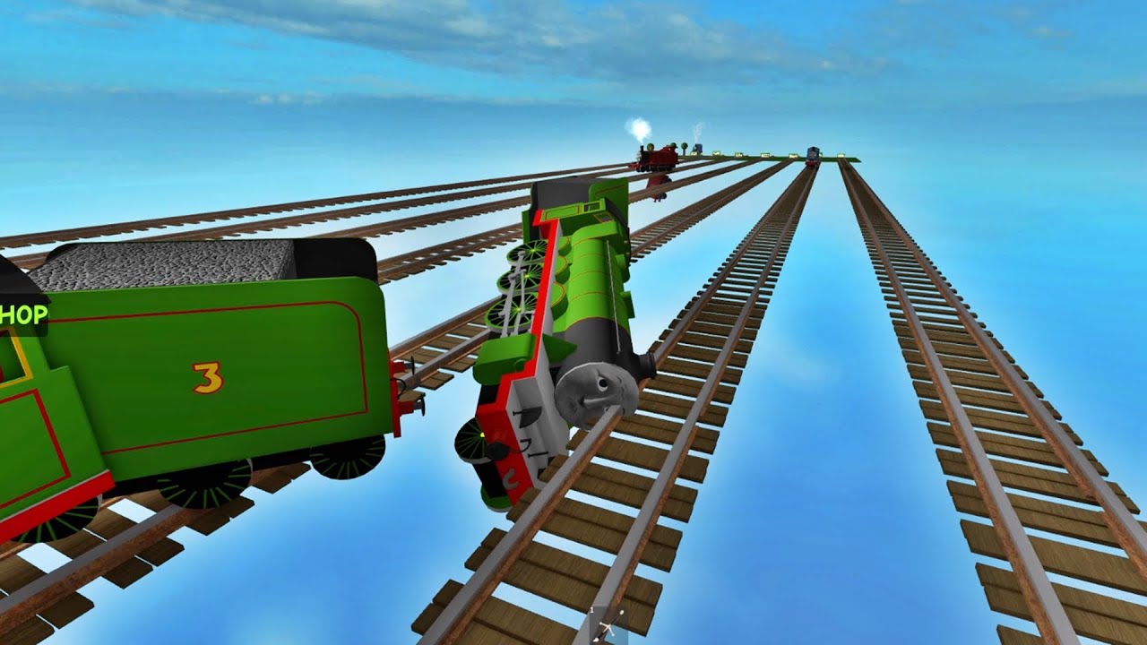 THOMAS THE TANK ENGINE Drive Thomas and Friends Off a Cliff Accidents ...