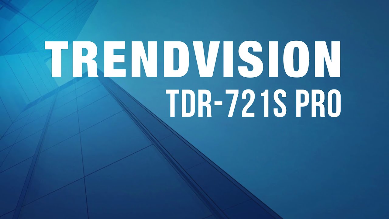 TrendVision TDR 721S промо-видео - YouTube