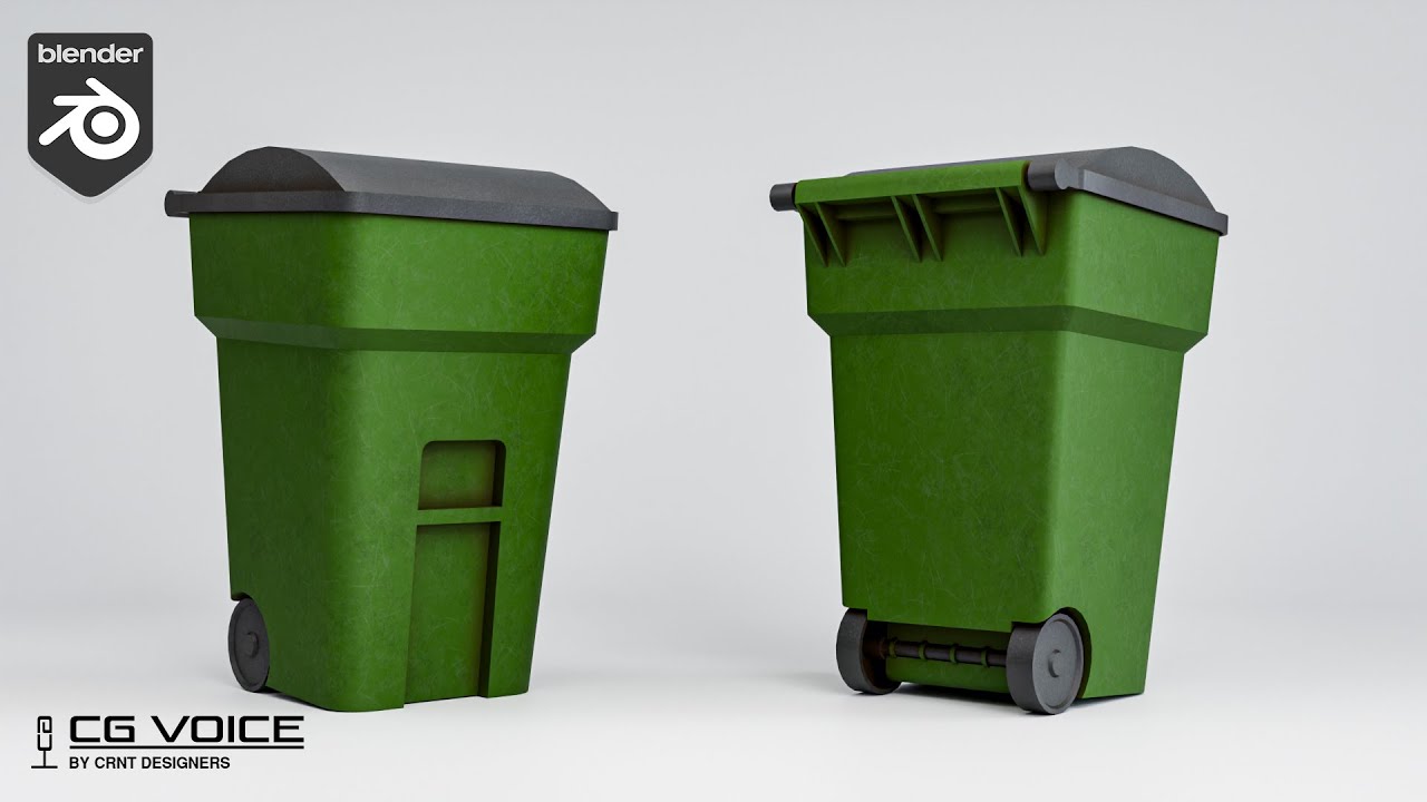 how to model this Waste Bin in blender _ Blender Modeling - YouTube