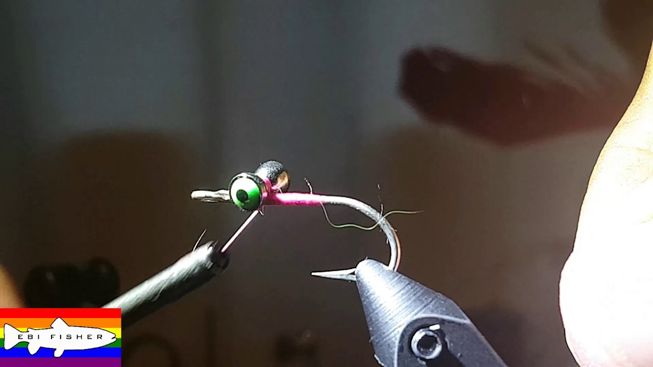 pink clouser minnow for pink salmon / for Squamish rive bc - YouTube