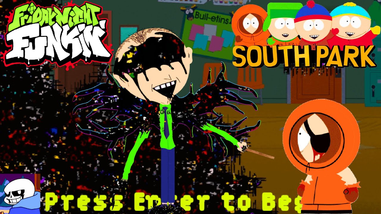 FNF SOUTH PARK KENNY DESTROYED PAST DEMO #southpark #kenny - YouTube