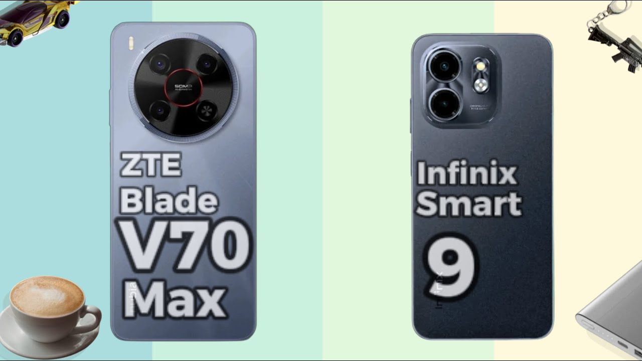 ZTE Blade V70 Max vs Infinix Smart 9 comparison - YouTube