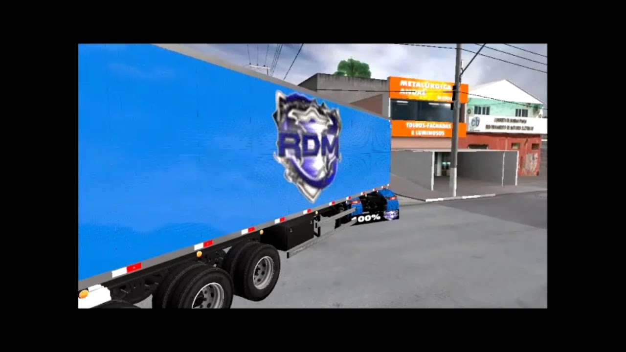 Ets2 - NOVA PINTURA DA RDM GAMES ESPECIAL 1 K DE INSCRITOS - YouTube