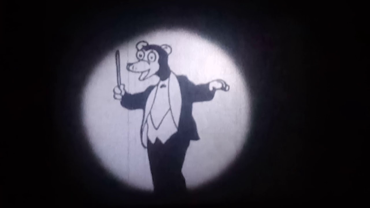 Pathe baby 9.5 mm primitive cartoon - YouTube