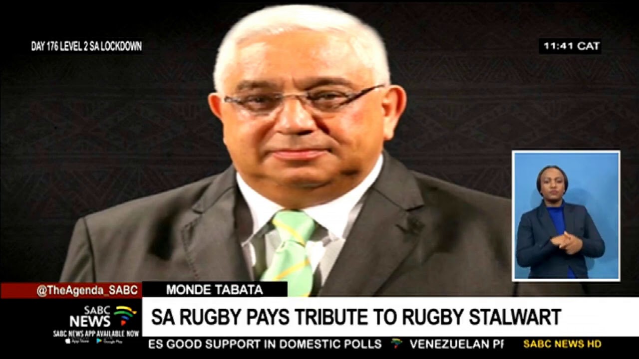 RIP Monde Tabata | SA Rugby pays tribute to rugby stalwart - YouTube