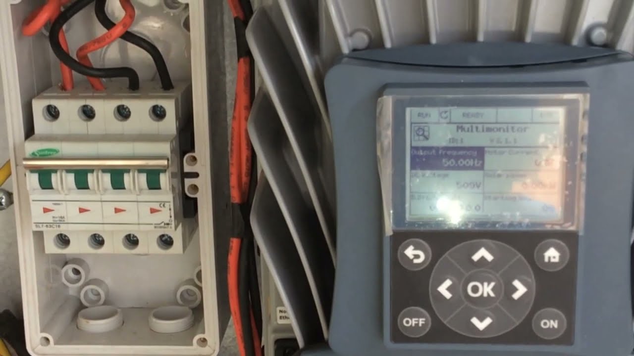 Solar water pumping RSI controller - YouTube