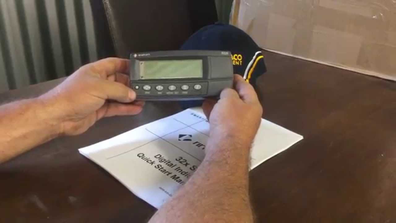 Landaco Equipment - Rinstrum R320 Zero Calibration - YouTube