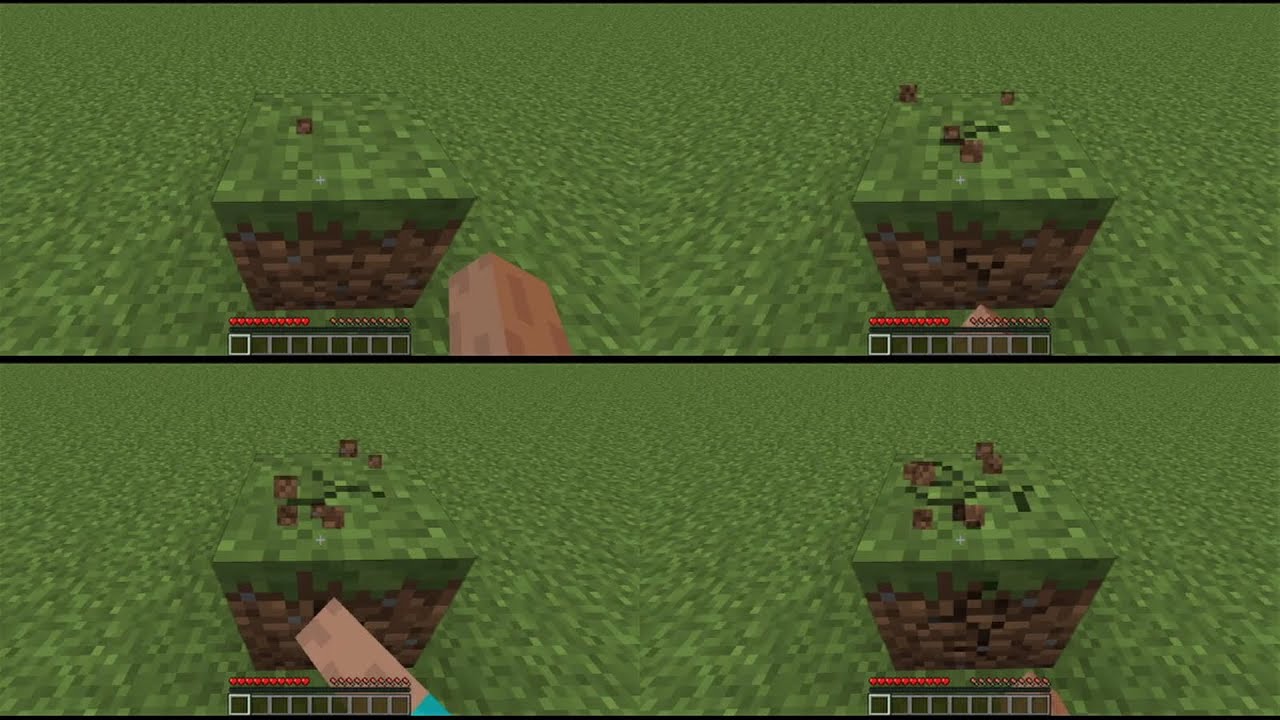 ~Breaking A Grass Block In Minecraft~ | 1.000.000 Times | - YouTube