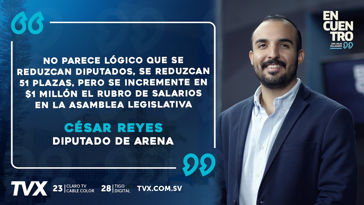 Encuentro TVX: César Reyes, diputado de ARENA. - YouTube