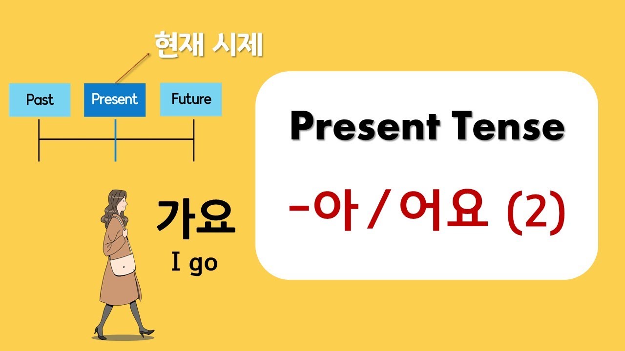 Korean Grammar #7 -아/어요(2) Present Tense 현재시제 (2) - YouTube
