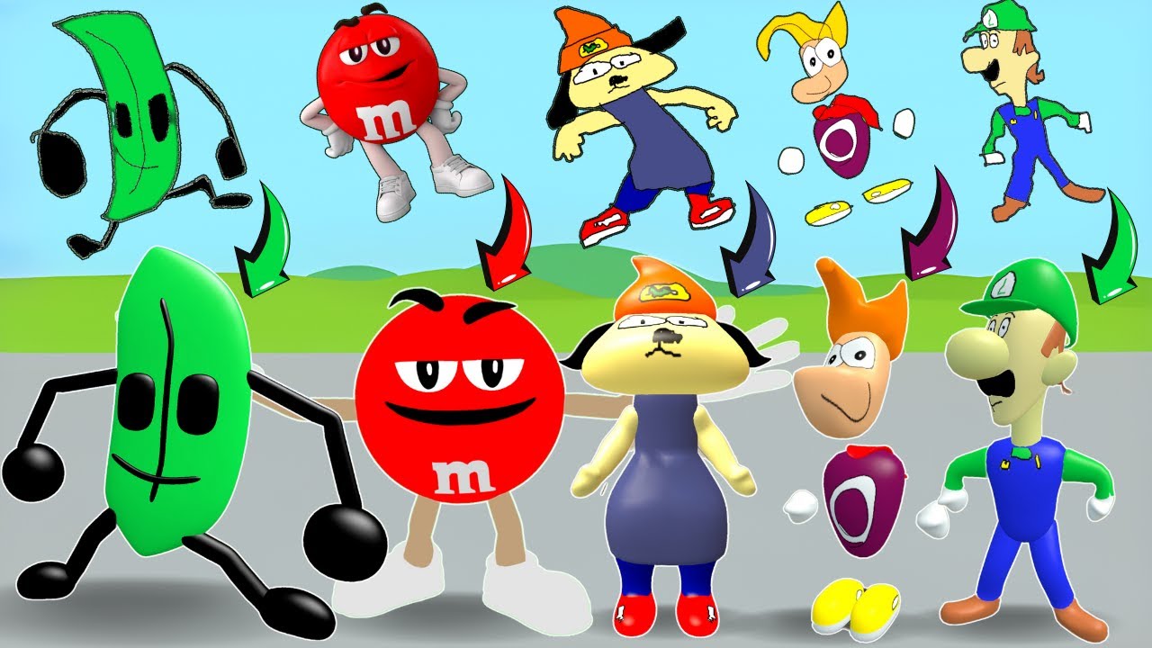 2D NEXTBOTS Vs NEW 3D MEMES NEXTBOTS IN Garry's Mod - YouTube