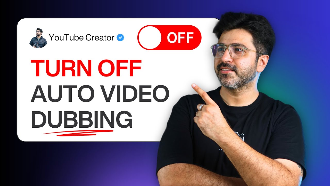 How to Turn OFF Auto Dubbing in YouTube Videos - Mobile and PC - YouTube