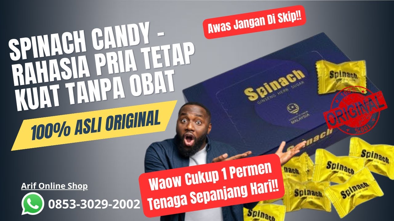 SPINACH CANDY - Rahasia Tetap Kuat Tanpa Obat!💪 - YouTube