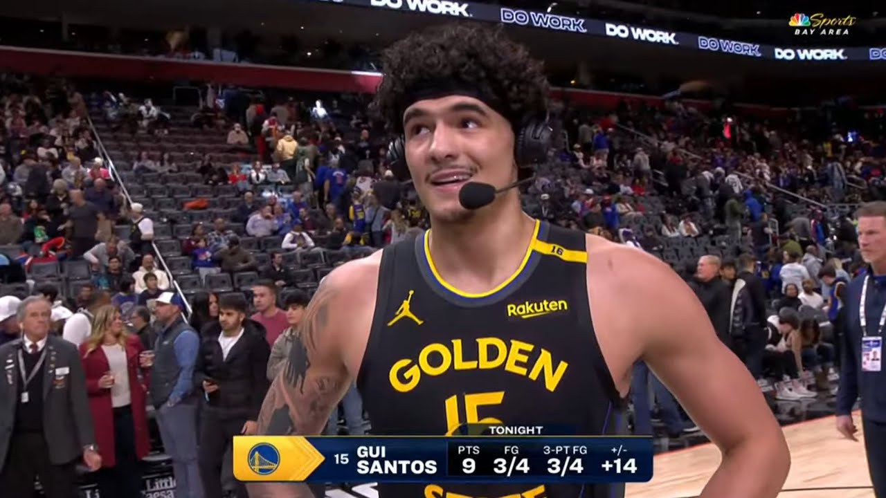 Gui Santos vs Pistons - 13 Points, 5 Rebounds, 3 Assists - 1/9/25 - YouTube