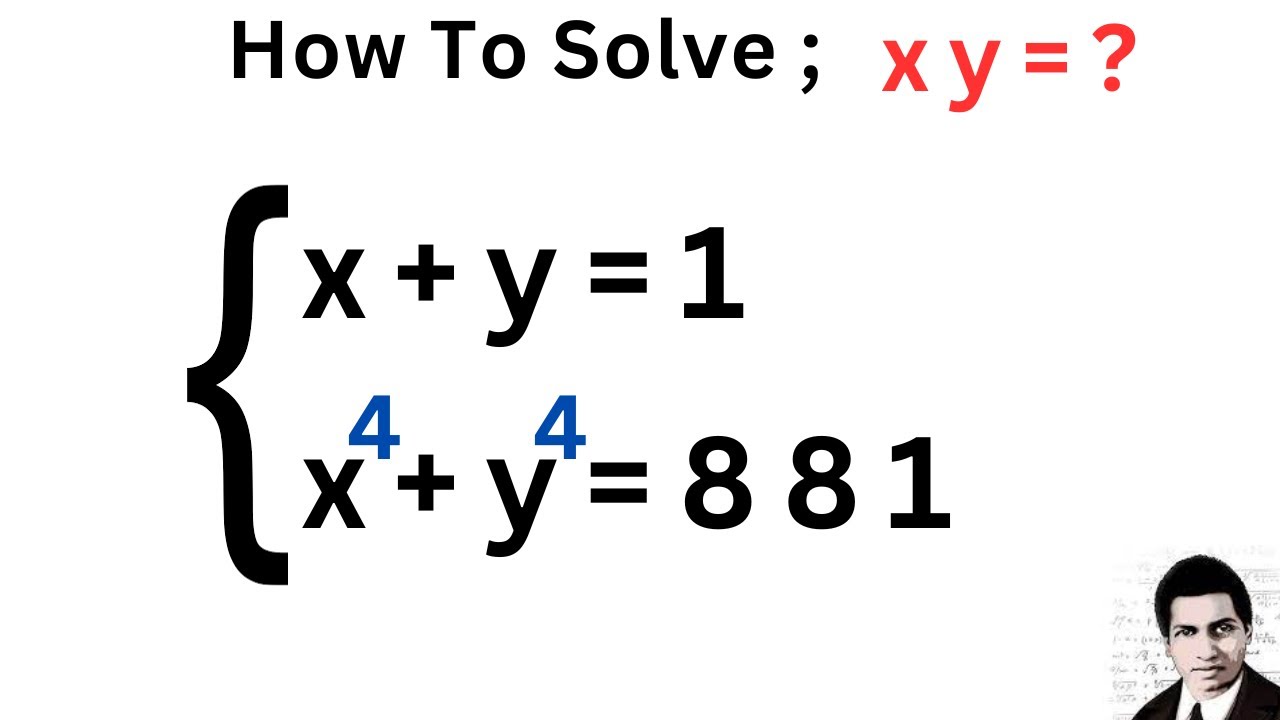 A Very Nice Algebra Problem | Math Olympiad - YouTube