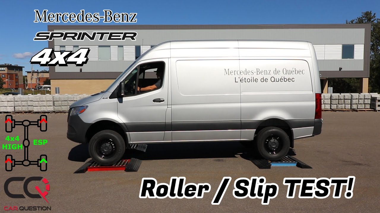 Mercedes-Benz Sprinter Diesel 4x4 | Roller/Slip Test - YouTube