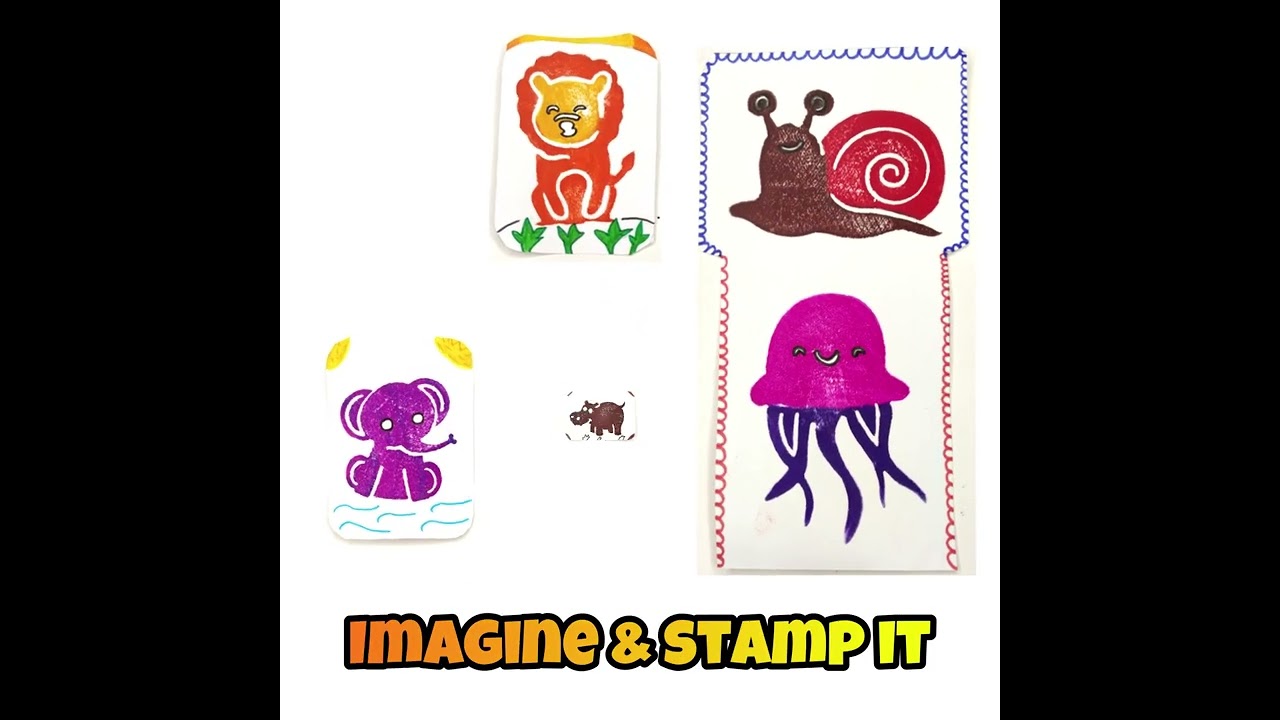 Creative Stamp Art - YouTube