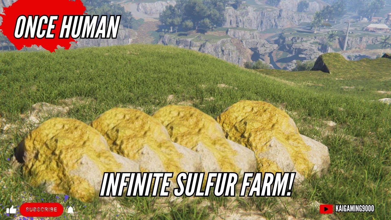 ONCE HUMAN - The BEST Spot for an INFINITE SULFUR Farm! - YouTube