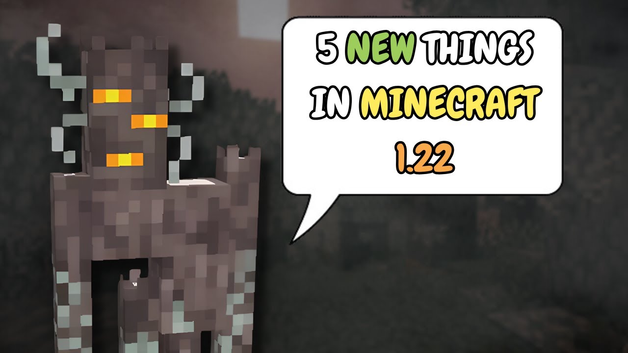5 New Main Things Added In Minecraft 1.22 Update. - YouTube