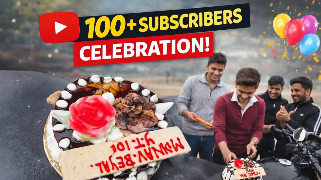 🎊 100 Subscribers Celebration | Thank You Everyone!... Love you all ...